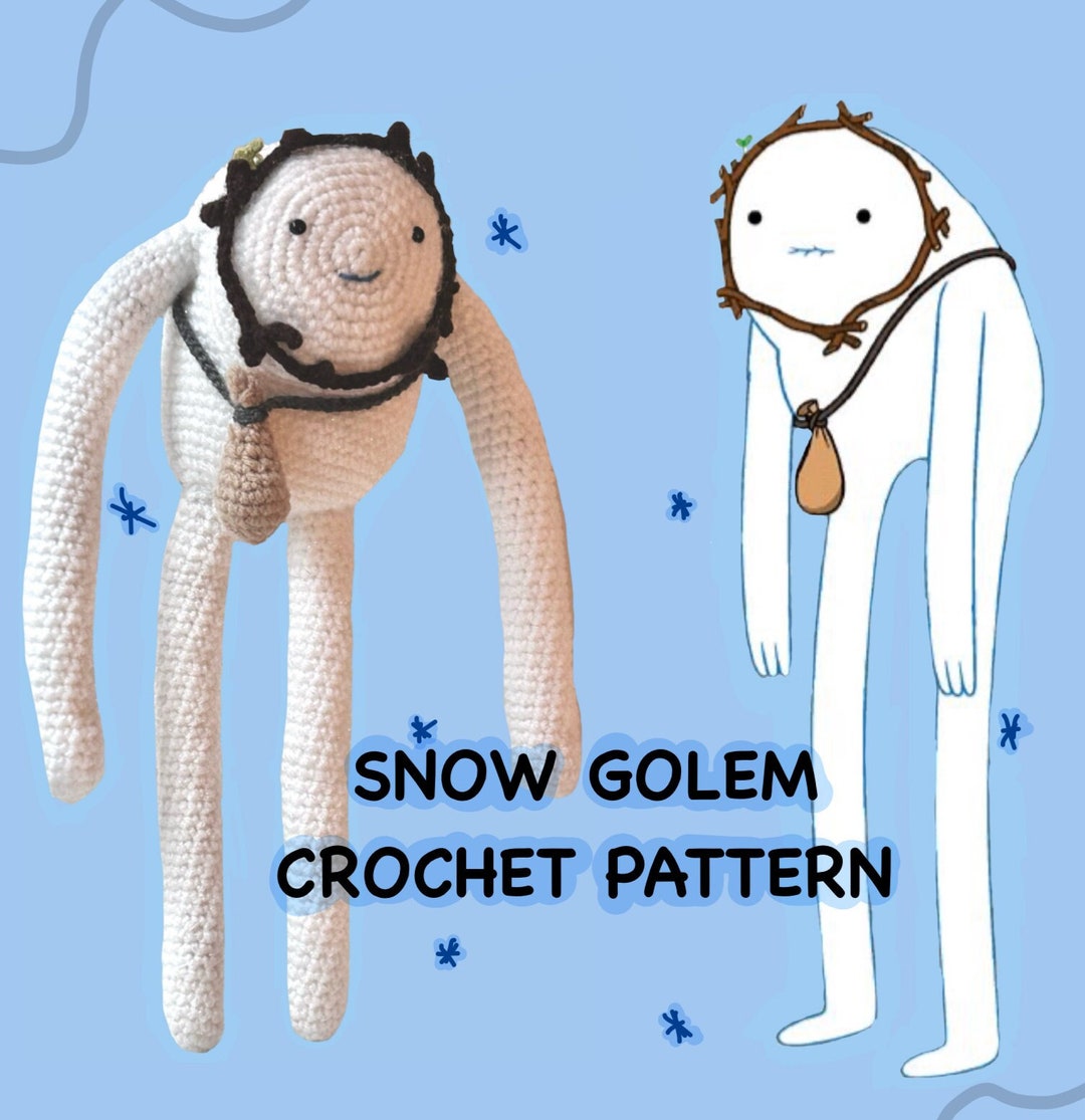 Snow Golem Adventure Time Crochet Pattern - Etsy