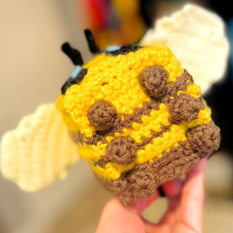 Minecraft Bee Crochet Plushie Pattern - Etsy