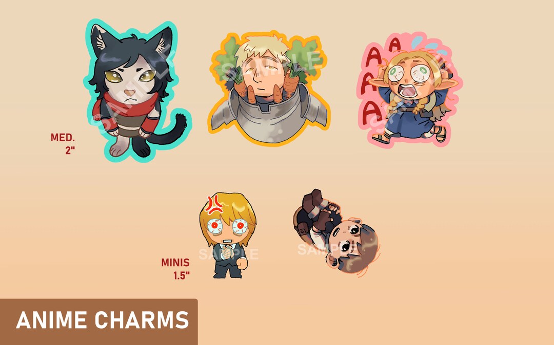 Dunmeshi and Other Anime Charms - Etsy
