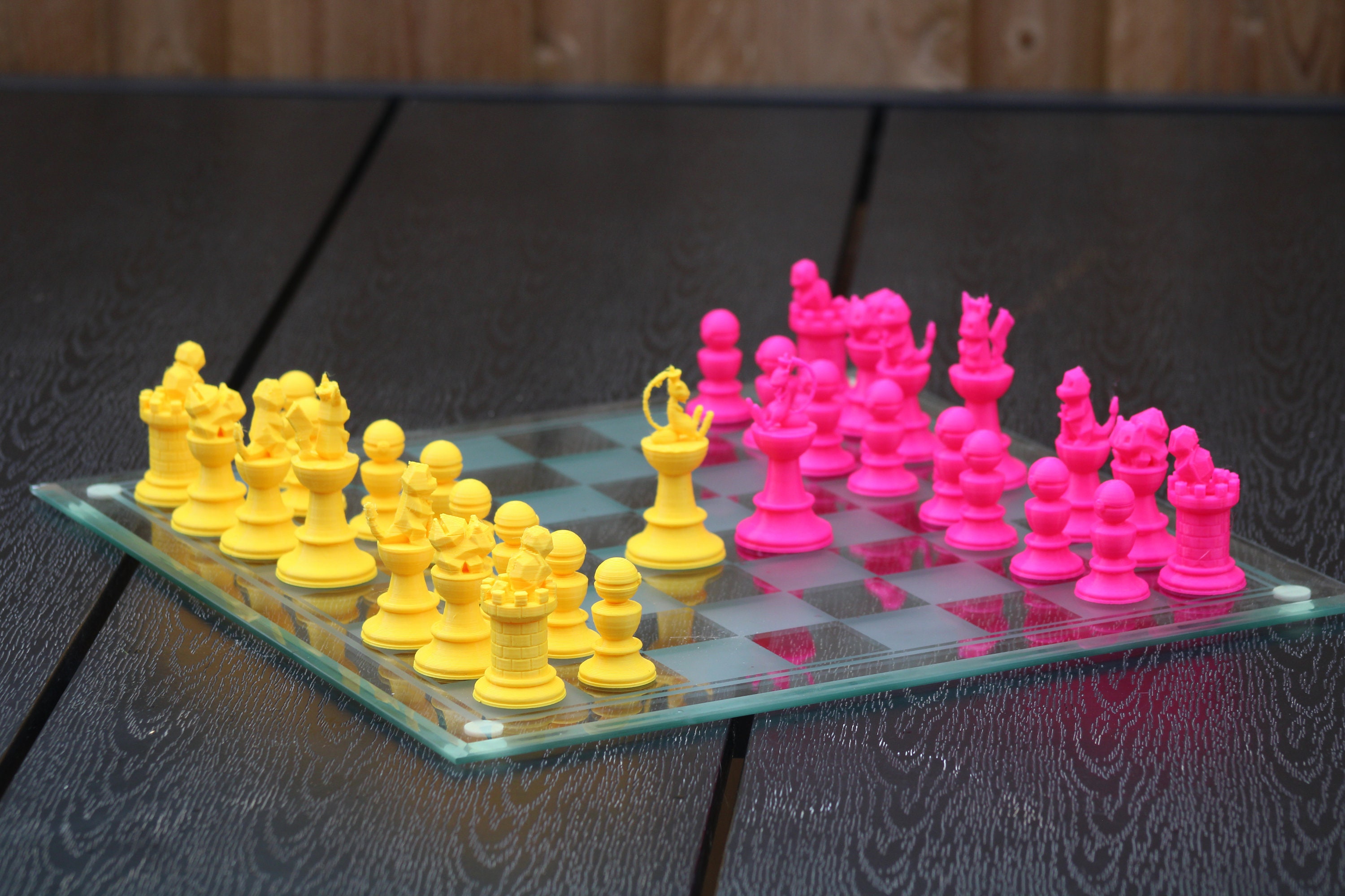 Pokemon Pokemon Chess Set 3D Printed Chess Set Gift Pokemon 3D ...