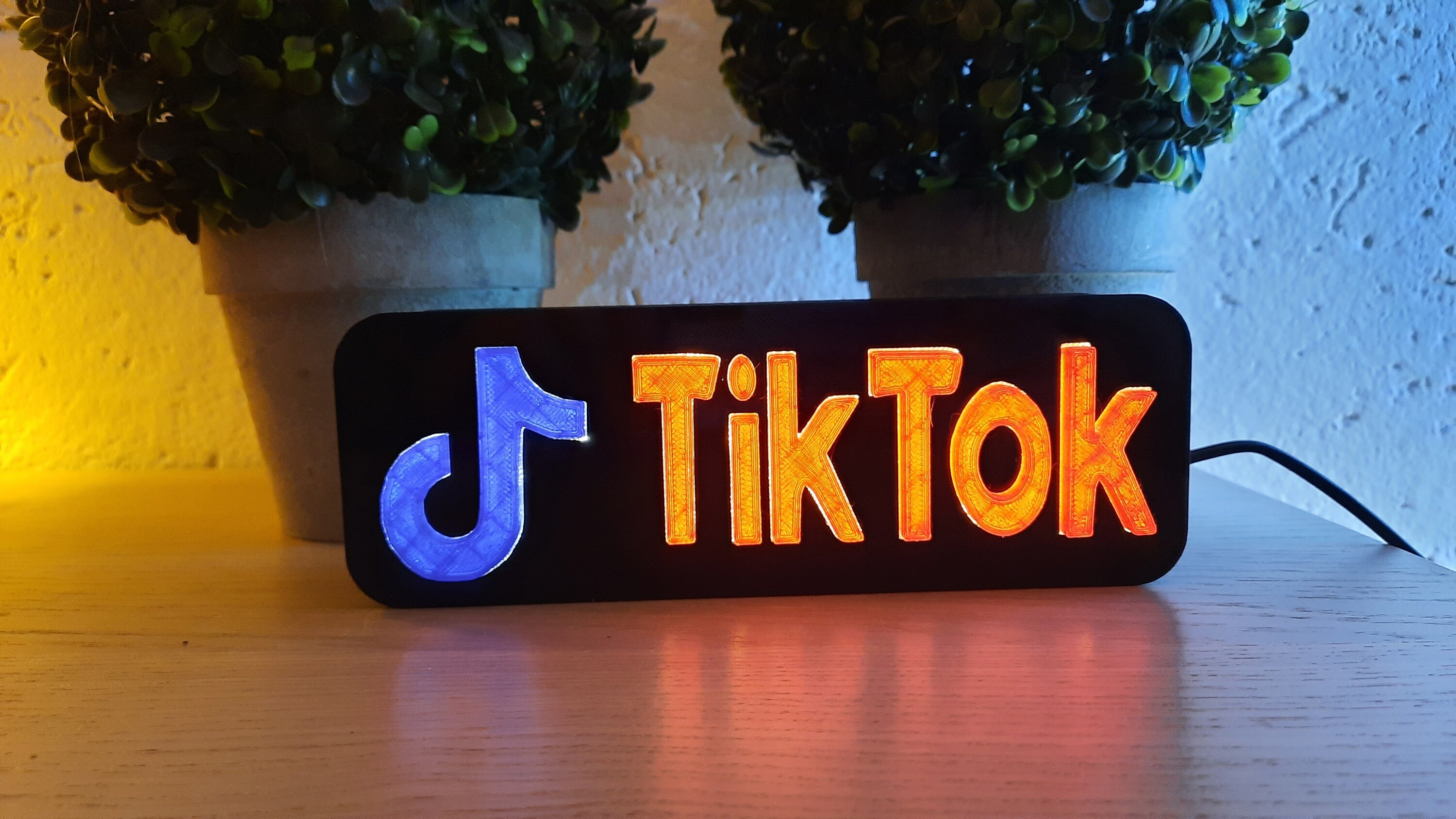 Tiktok LED Bulb Tiktok Logo Light Tiktok Light Retro - Etsy