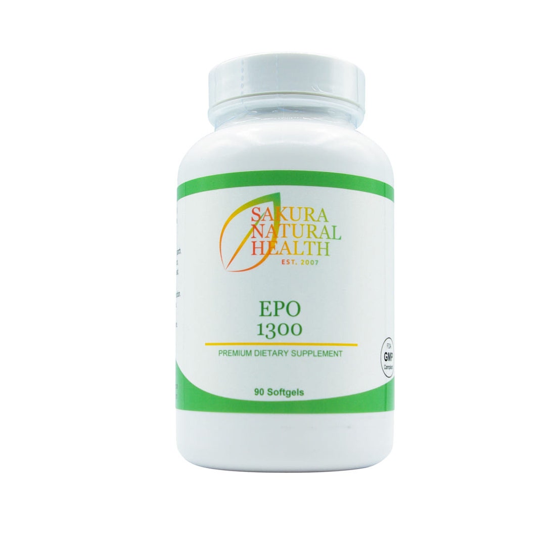 Evening Primrose Oil 1300mg - Sakura Natural Health Supplement - Etsy
