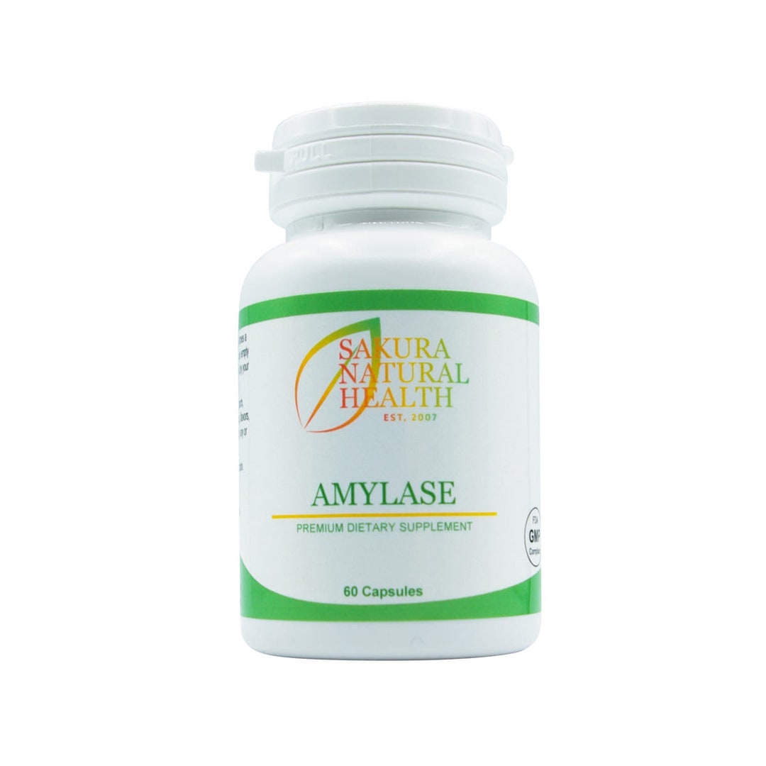 Amylase Supplement: Natural Digestive Enzymes, Sakura Natural Health - Etsy