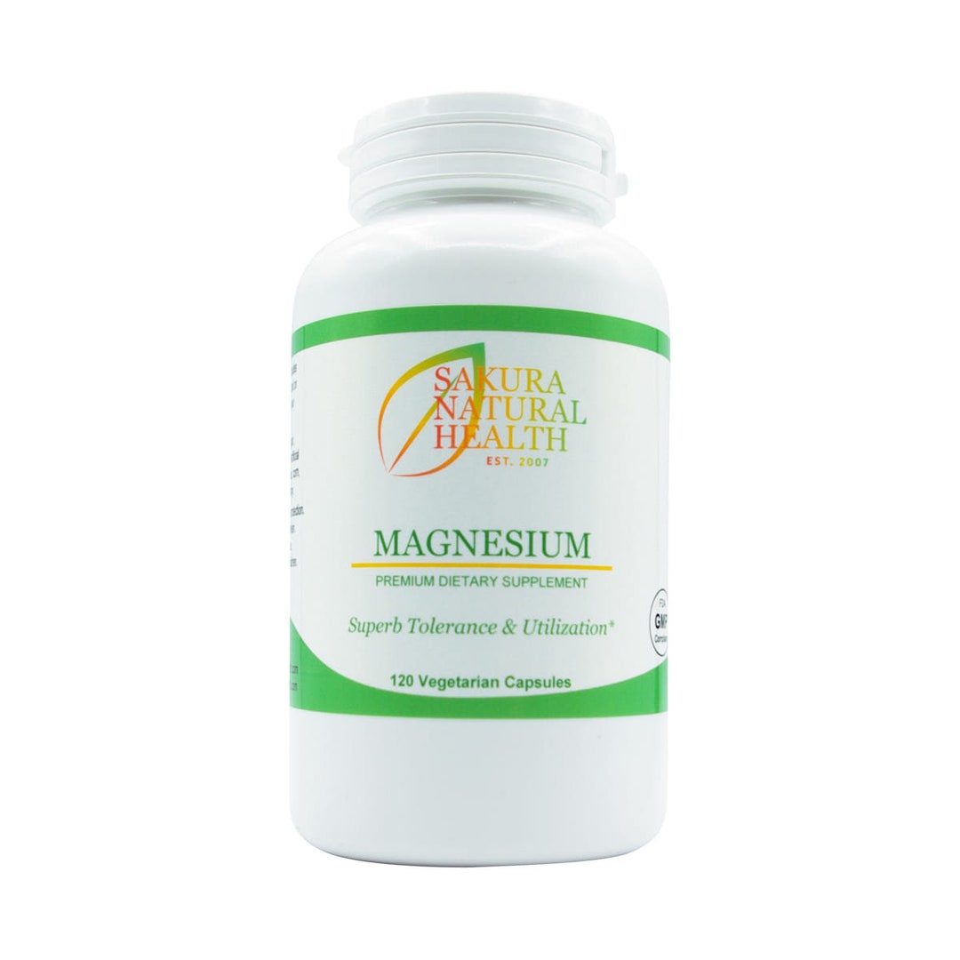 Magnesium Capsules: Natural Dietary Supplement - Sakura Natural Health ...