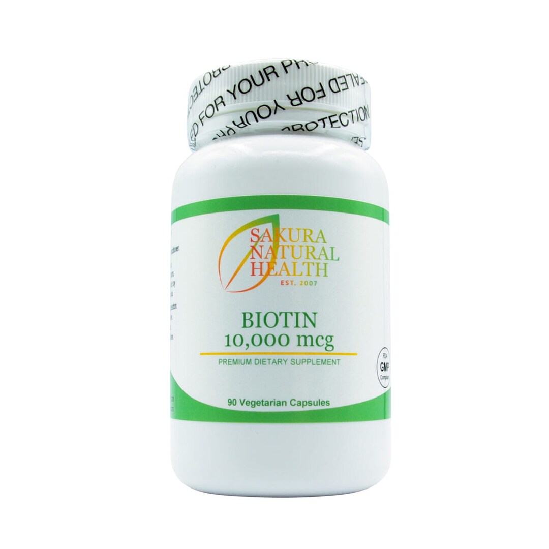 Biotin 10,000 Mcg - Sakura Natural Health Supplement - Etsy