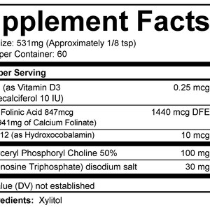 Folinic Plus Powder - Etsy