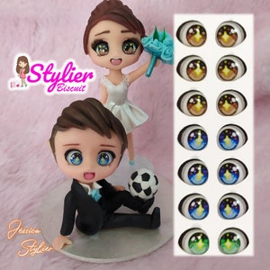 Adhesive Resin Eyes for Clays Multicolor STY R111 P (SM) 64pairs - Etsy