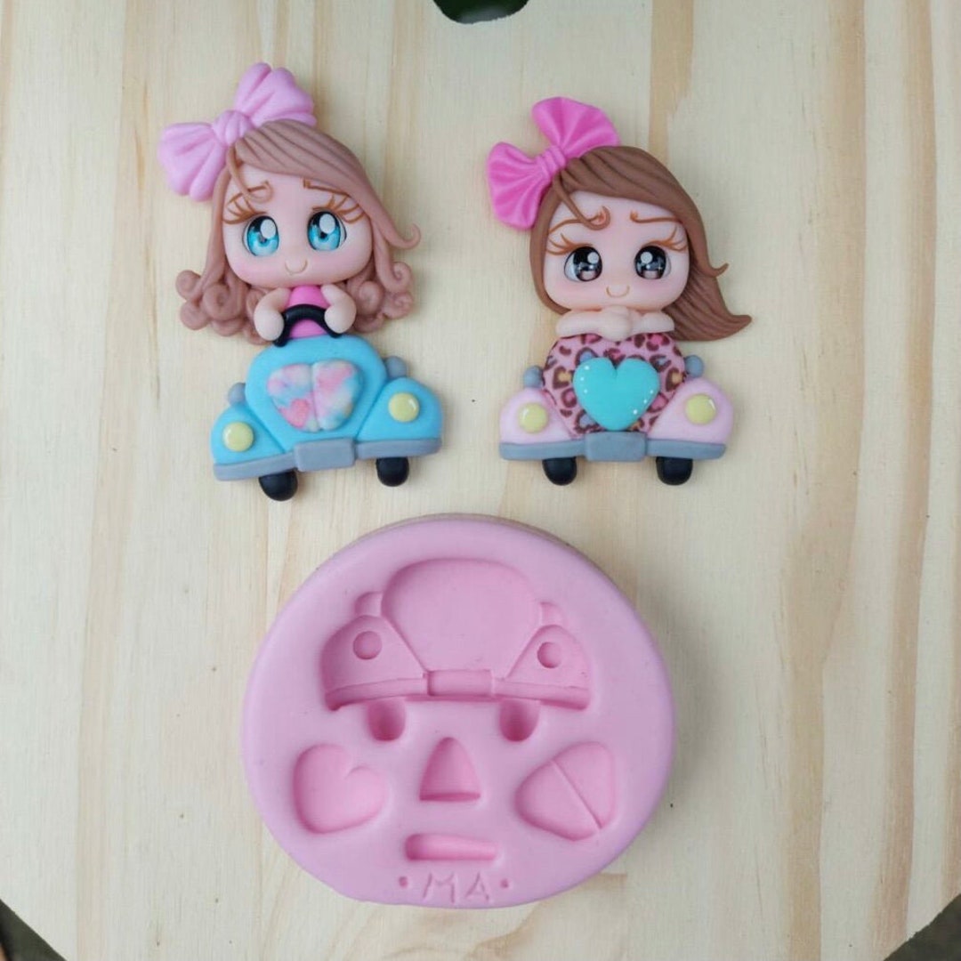 Cute Beetle Silicone Mold 793 MA for Clay Dolls Making Resin - Etsy