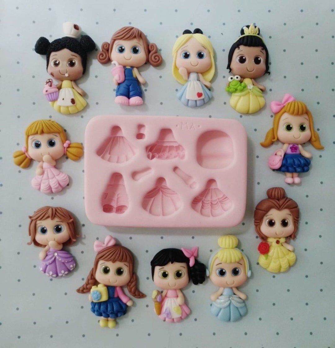Creative Dolls 2 Silicone Mold 656 MA for Clay Dolls Making - Etsy