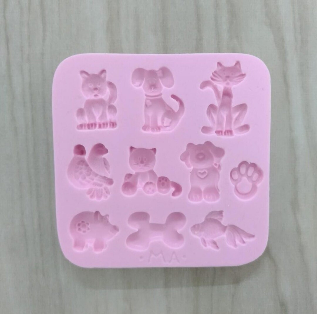 Mini Pet Silicone Mold 242 MA for Clay Dolls Making, Resin, Soap ...