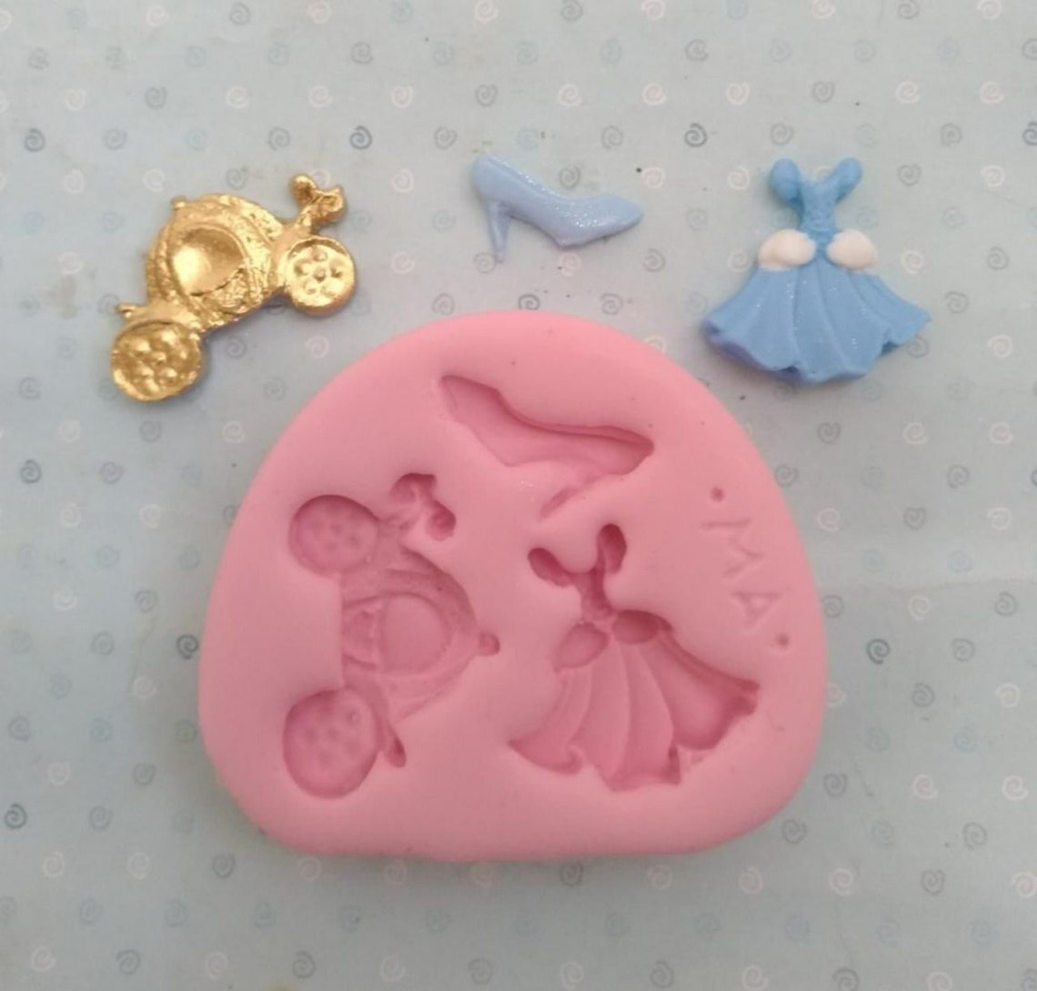 STORE CLOSING SALE - Kit Cinderella Silicone Mold 566 M.A. for Clay ...