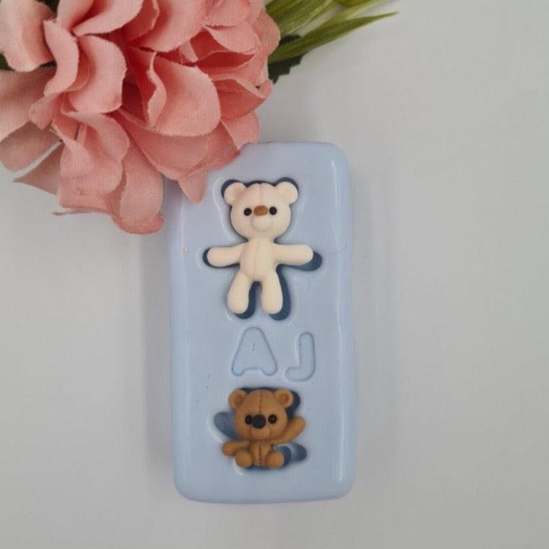 Cute Little Jessy's Bear Mold AJ# 74 for Clay Dolls Making, Resin, Soap ...