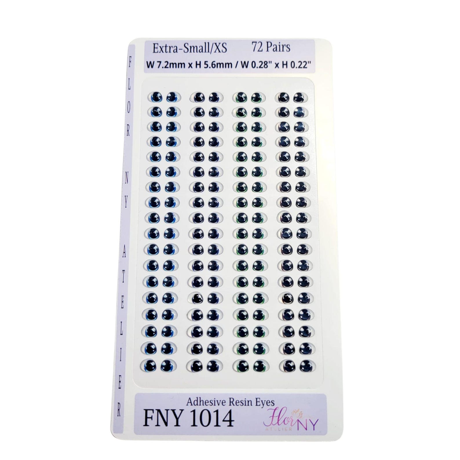 STORE CLOSING SALE Adhesive Resin Eyes Fny 1014 - Extrasmall/xs - 64 ...