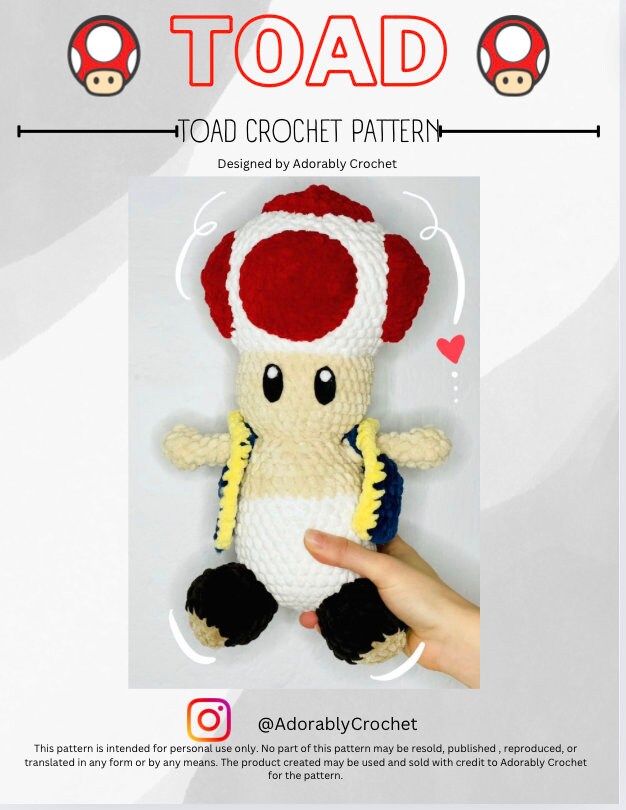 Mushroom Man Plushie Crochet Pattern - Etsy