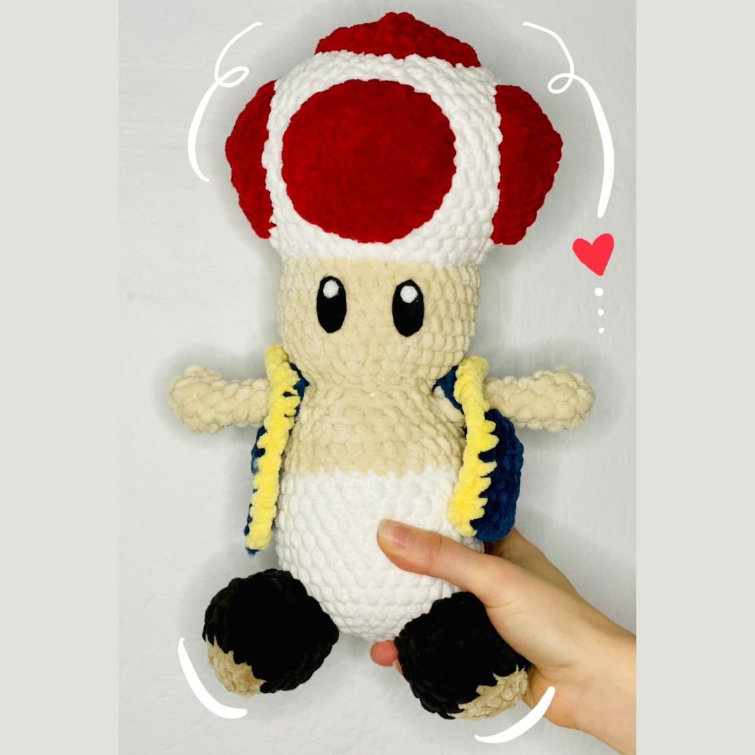 Mushroom Man Plushie Crochet Pattern - Etsy