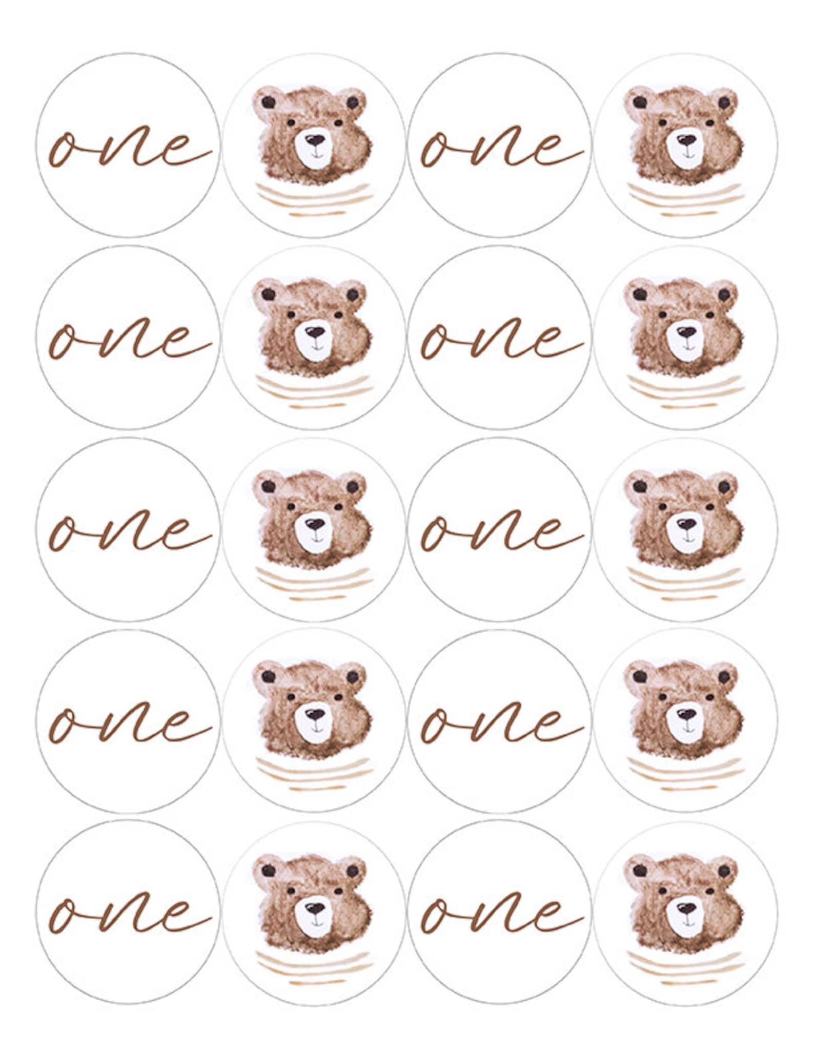 Teddy Bear Cake Topper - Cupcake Topper - Etsy