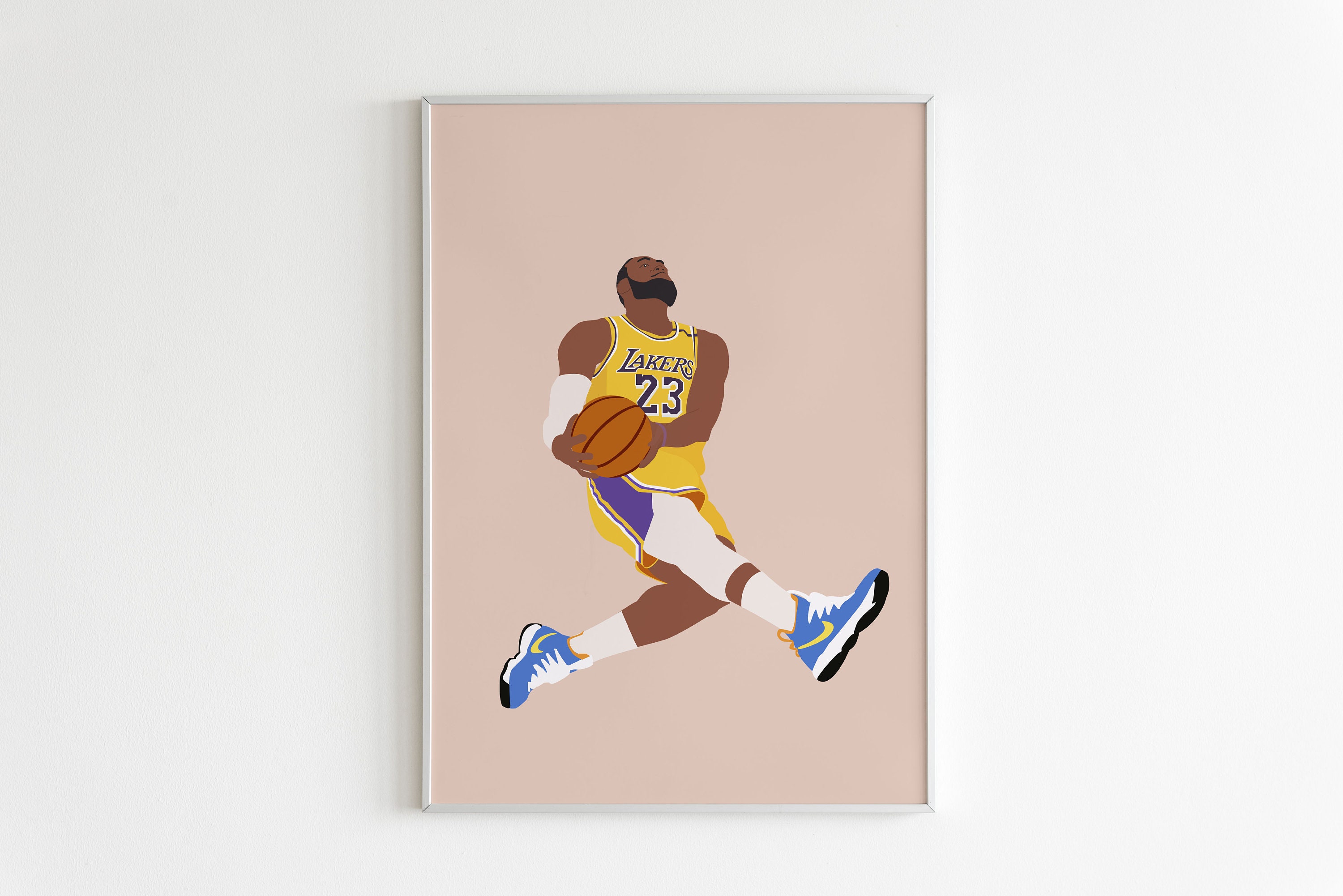 Lebron James Basketball Print Pack Basketball Posters NBA Art Prints - Etsy