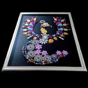 Jeweled Phoenix Bird Wall Art: Colorful Vintage Collage - Etsy