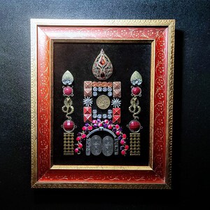 Vintage Eastern Style Palace Wall Hanging Eastern Palace Framed Wall ...