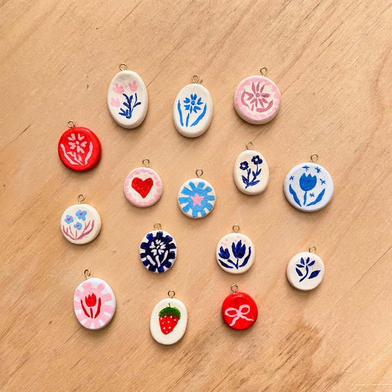 Clay Charms - Etsy