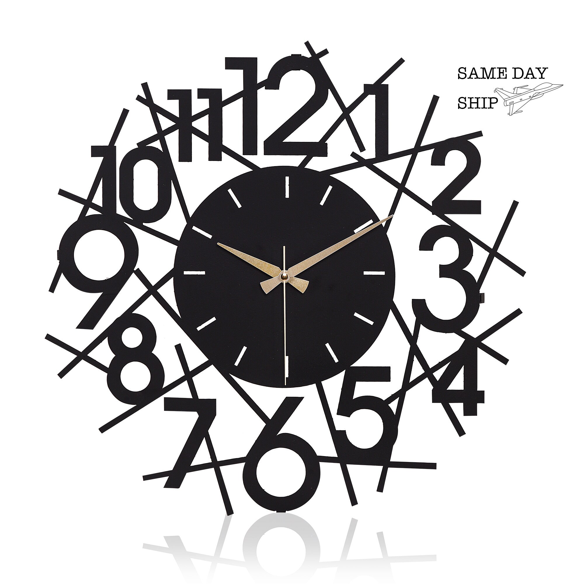 20'' Large Popular Analog Wall Clock, Different Design Modern Wall ...