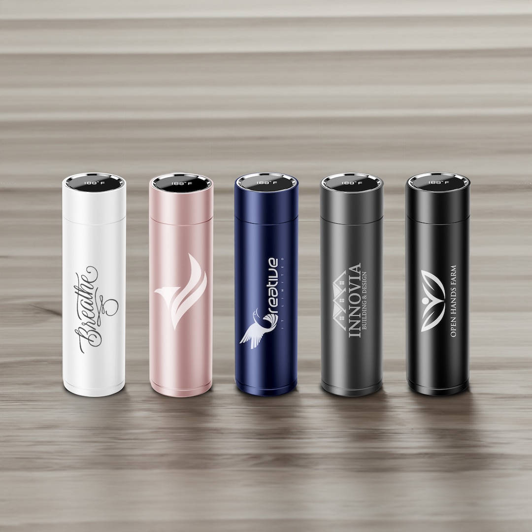 Smart Thermos, Promotional , Custom-engraved Bottle, Coworker Gift ...