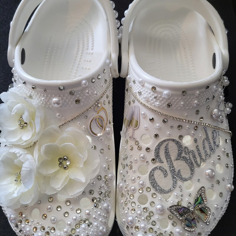 Wedding Crocs - Etsy