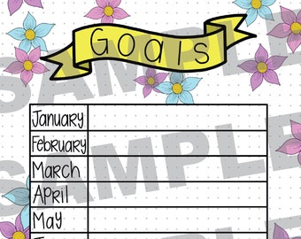 Shark Week Tracker Bullet Journal-printable Pages - Etsy