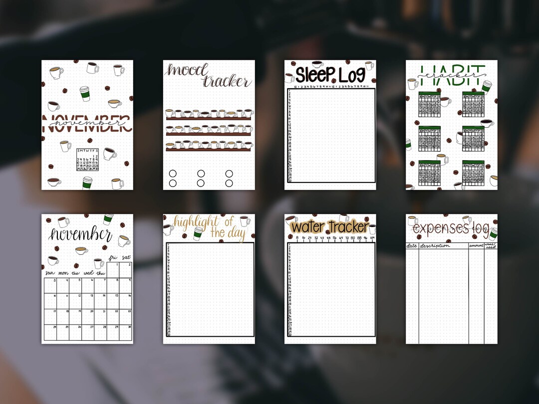 November 2024 BUJO PDF DOWNLOAD - Etsy