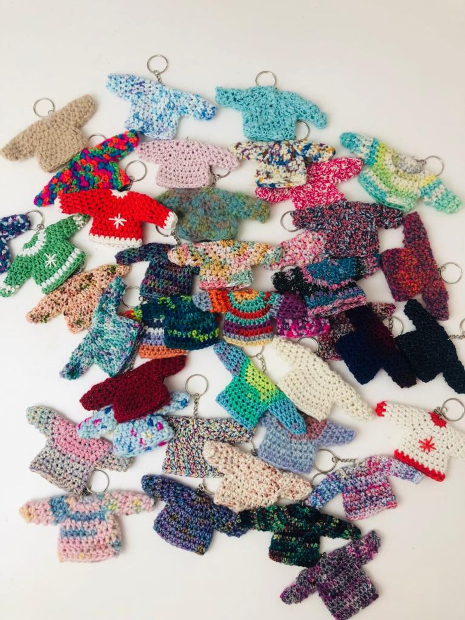 PDF Pattern: Mini Sweaters for Christmas, Ornamentes, Hand Knitted ...