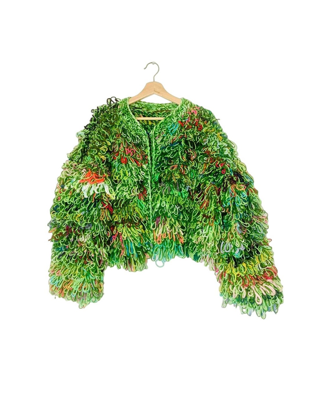 Crochet Cardigan, Funky Cardigan, Original Cardigan, Original Piece ...