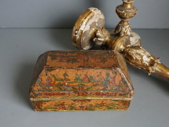 Rare 18th Century Venetian Box/Antique Italian Box/An… - Gem