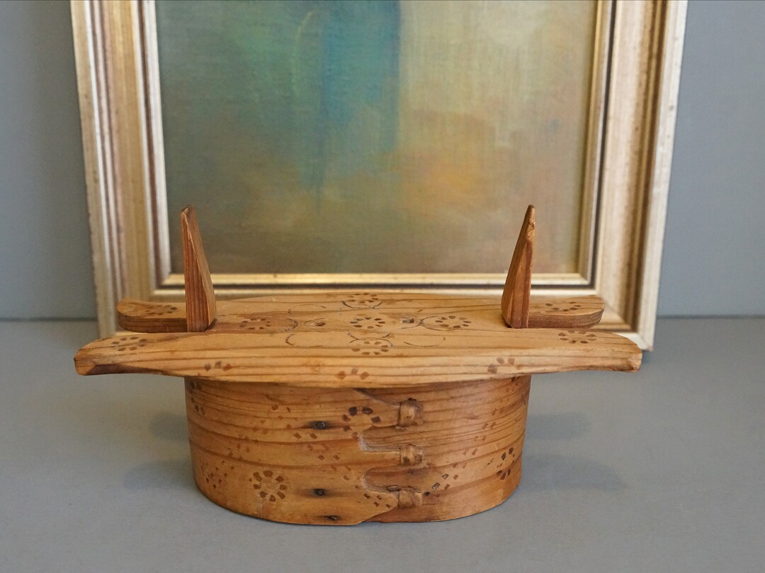 Antique Norwegian Box With Lid/vintage Box/hand - Etsy
