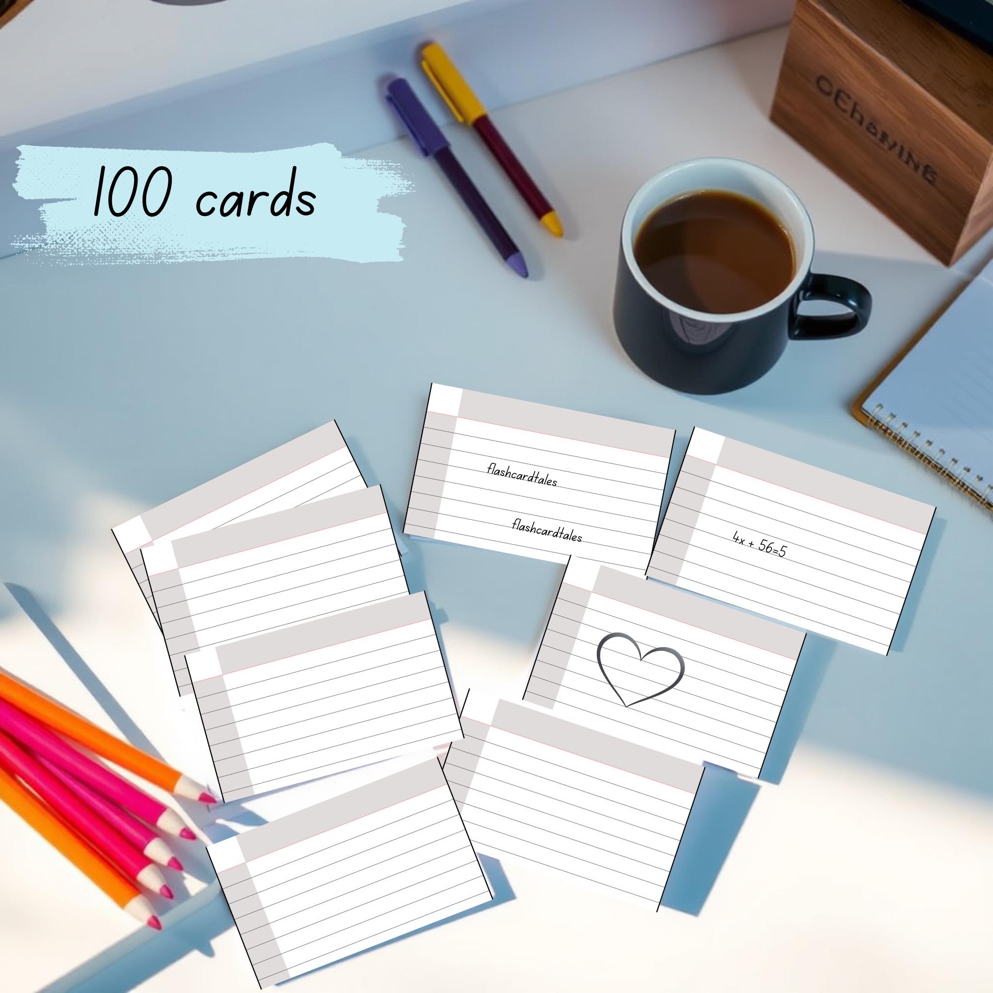 Printable Flashcard Template for Teachers and Students , Learning ...