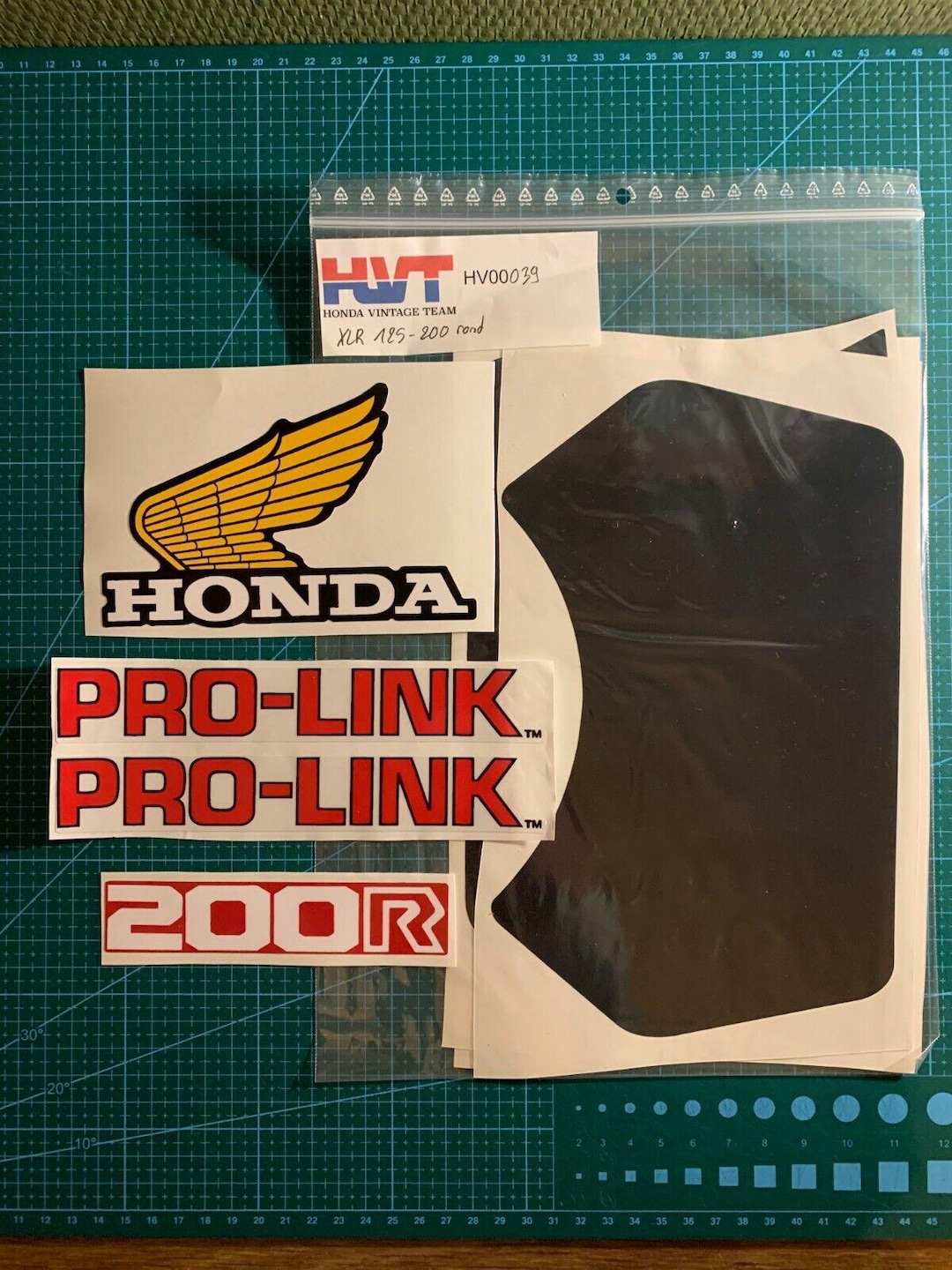Honda XLR 200 83 Red Stickers Decals - Etsy