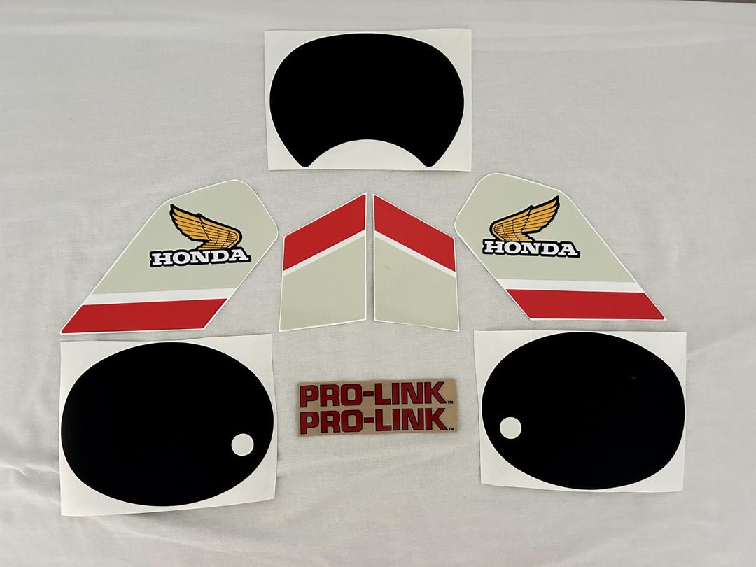 Honda MTX 80 82 Red Stickers Decals - Etsy