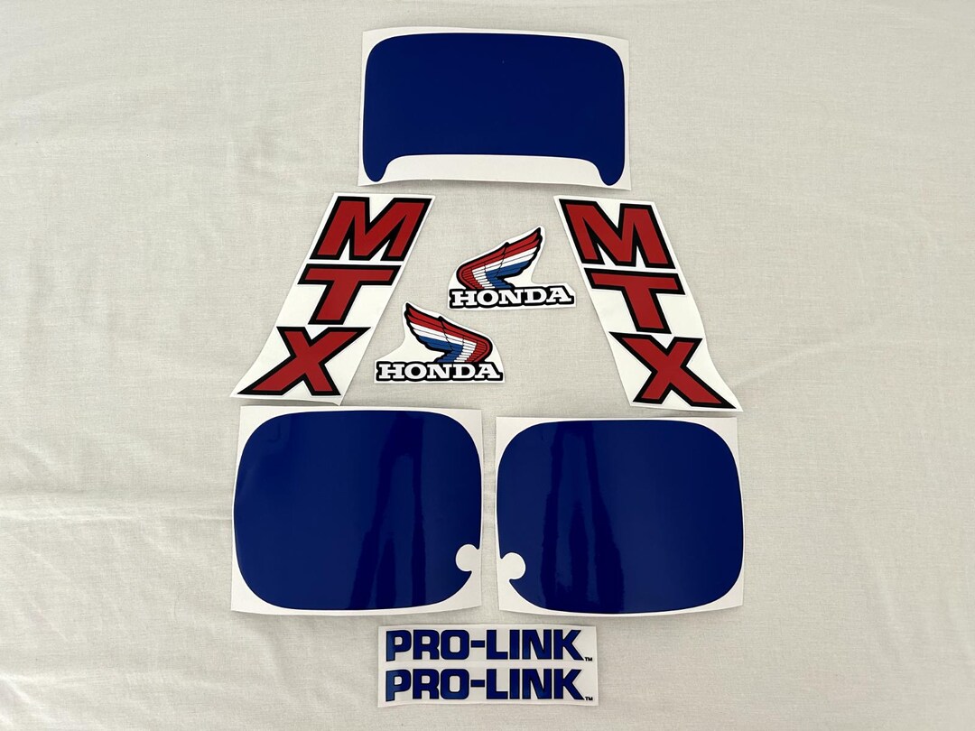 Honda MTX 80 85 White Stickers Decals - Etsy