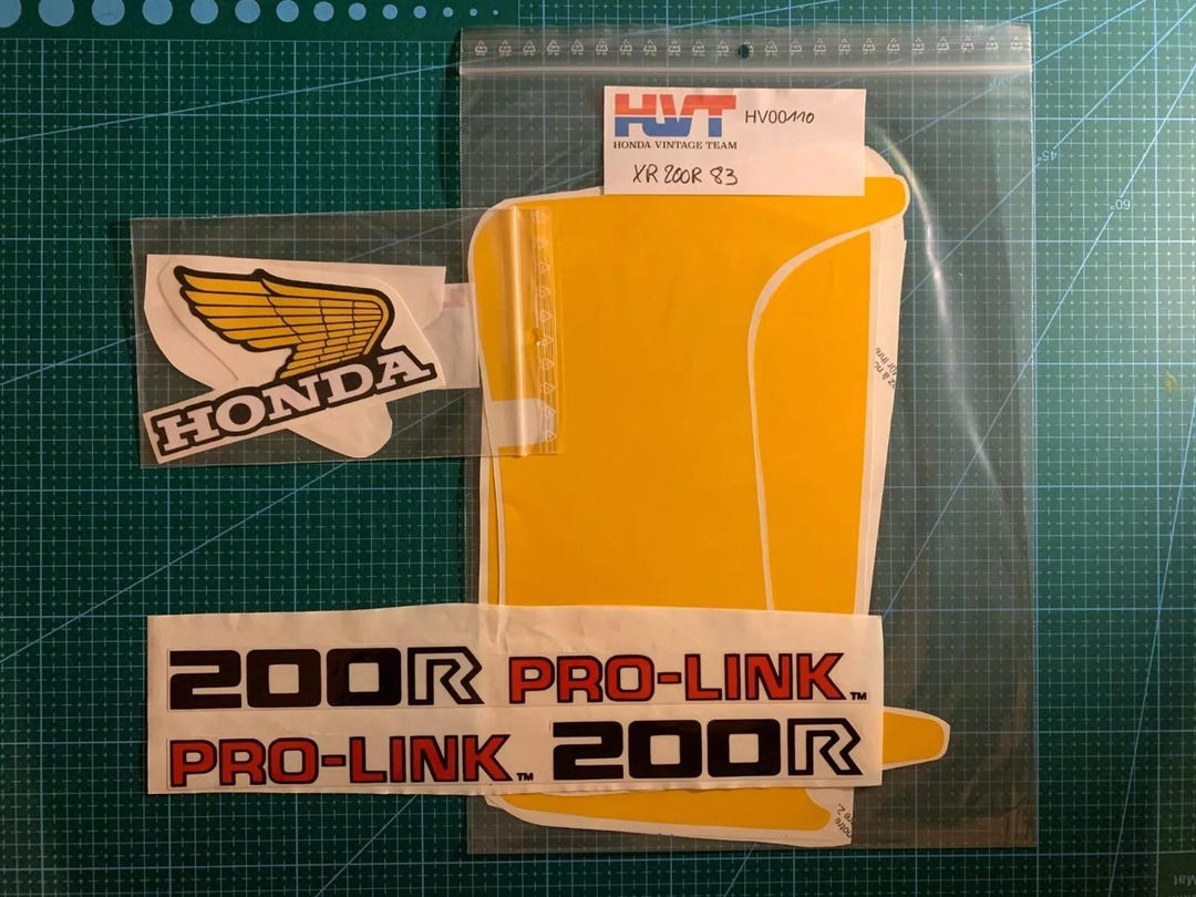 Honda XR 200 1983 Stickers - Etsy
