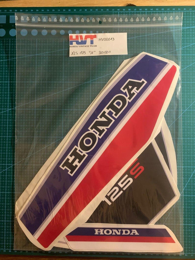 Honda XLS 125 A White Stickers Decals - Etsy