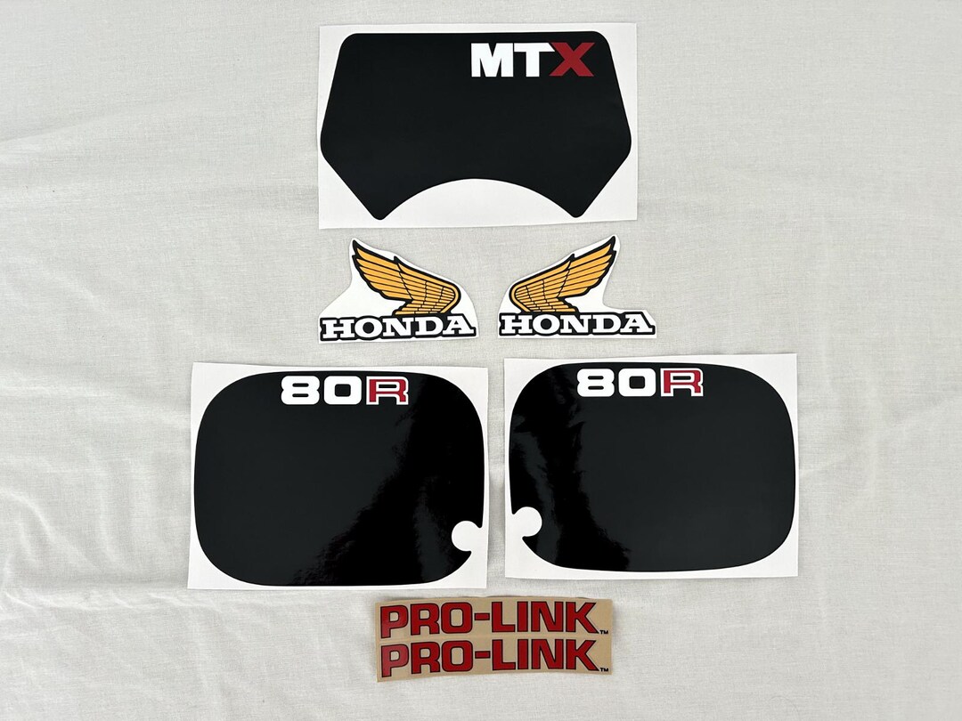 Honda MTX 80 83 Red Stickers Decals - Etsy