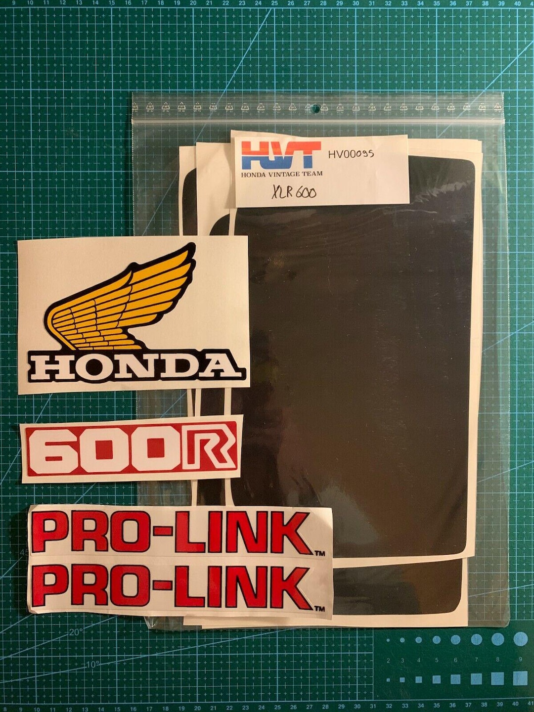 Honda XLR 600 83 Red Stickers Decals - Etsy