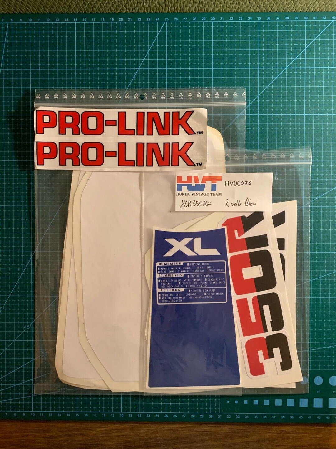 Honda XLR 350 85 Red Stickers Decals - Etsy