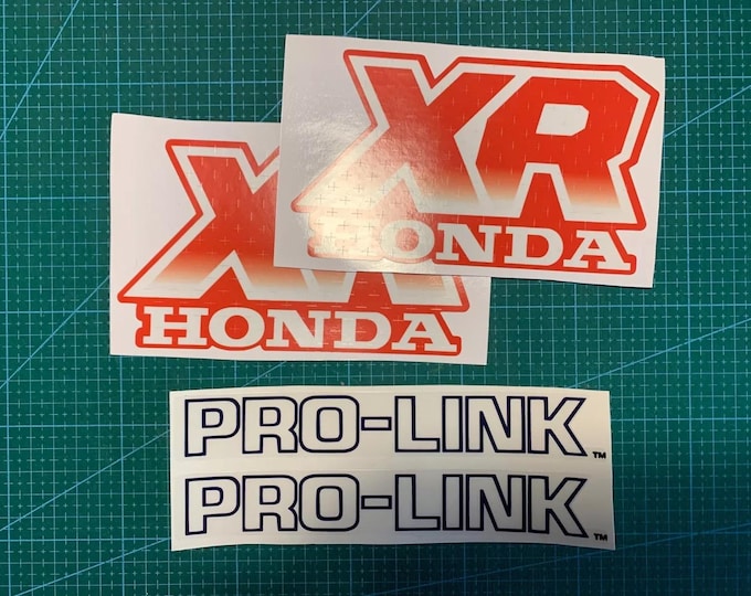 New HONDA XR 200R XR200R XR200 R XR 200 R Fuel Gas Tank Graphics Decals ...