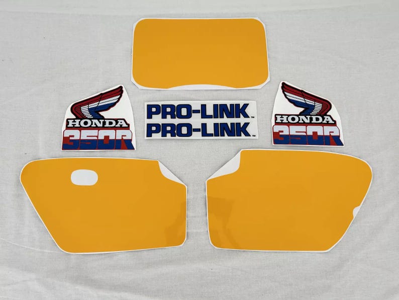 Honda XR 350 1985 US Plate Stickers Decals - Etsy
