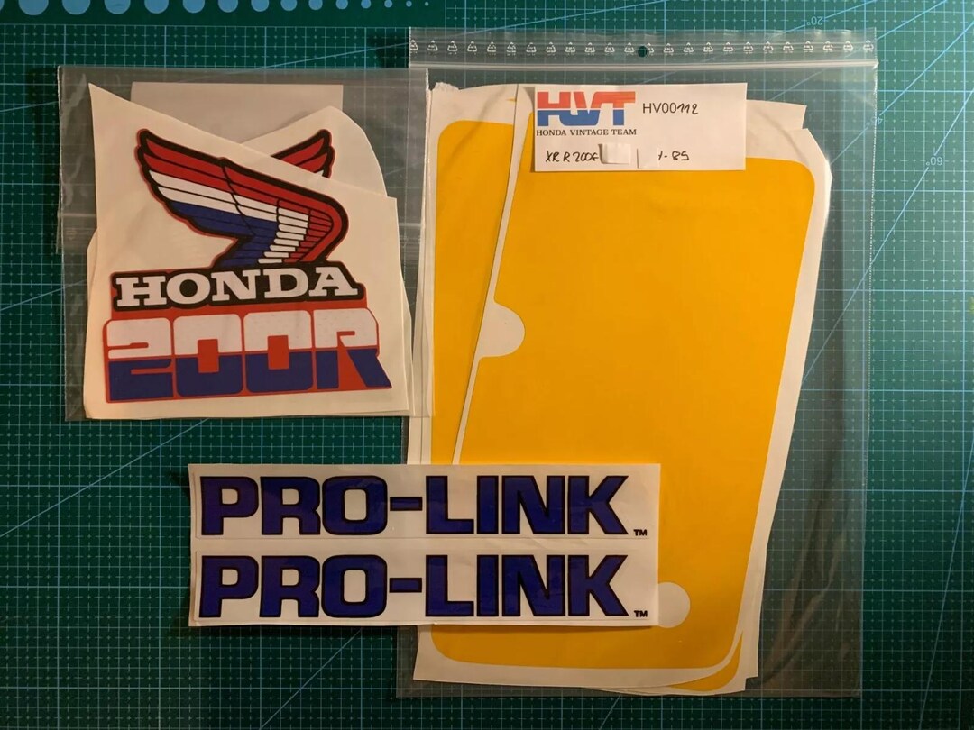 Honda XR 200 1985 Stickers Decals - Etsy