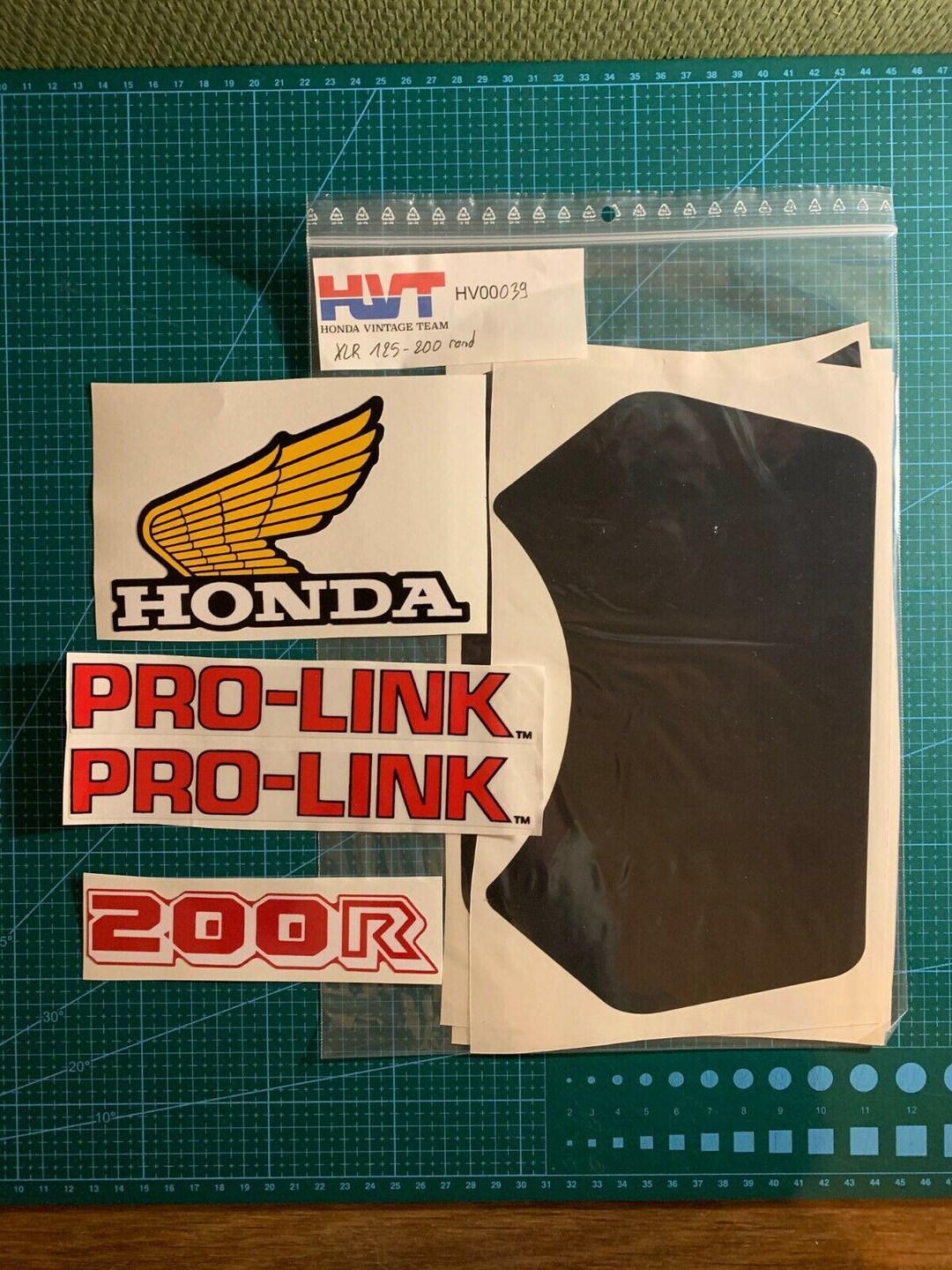 Honda XLR 200 84 Red Stickers Decals - Etsy
