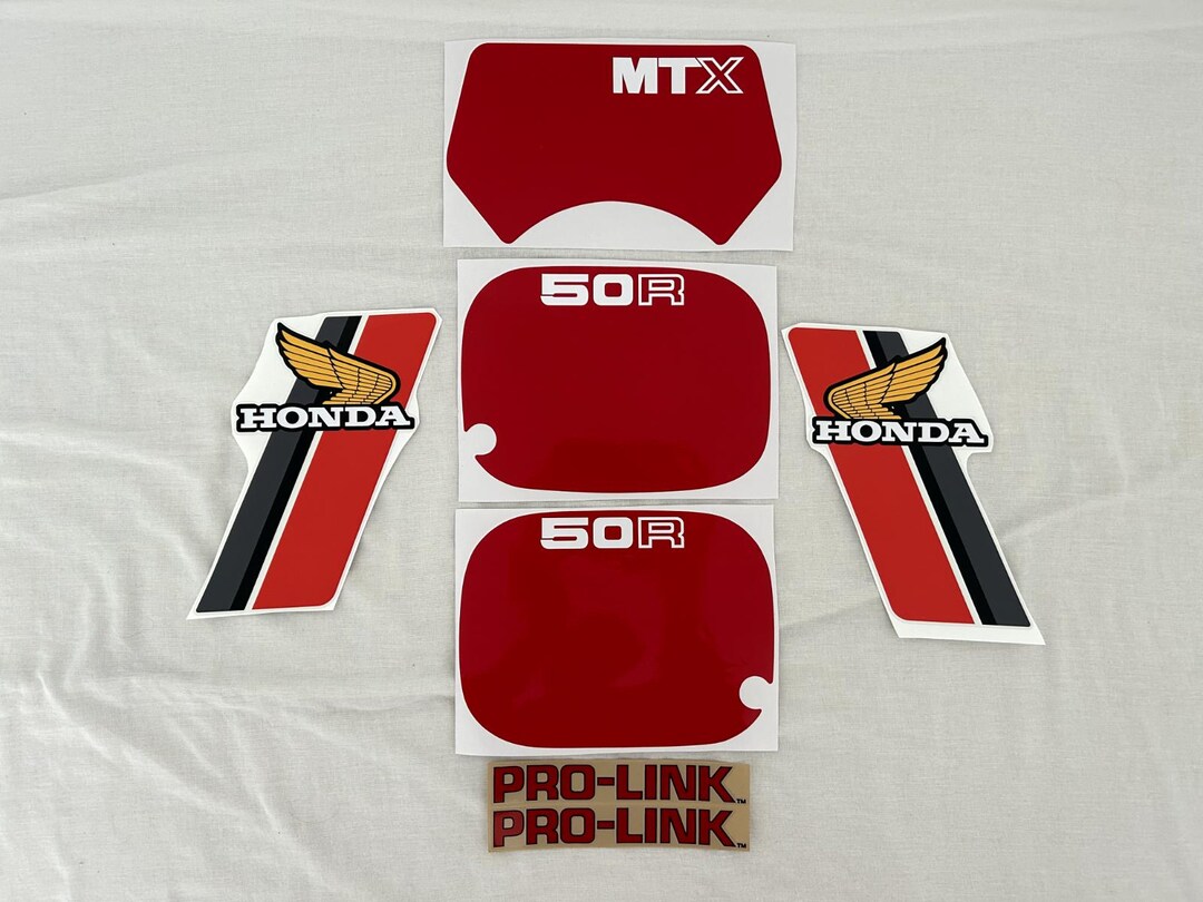 Honda MTX 50 83 White Stickers Decals - Etsy