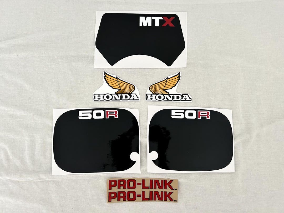 Honda MTX 50 83 Red Stickers Decals - Etsy Canada