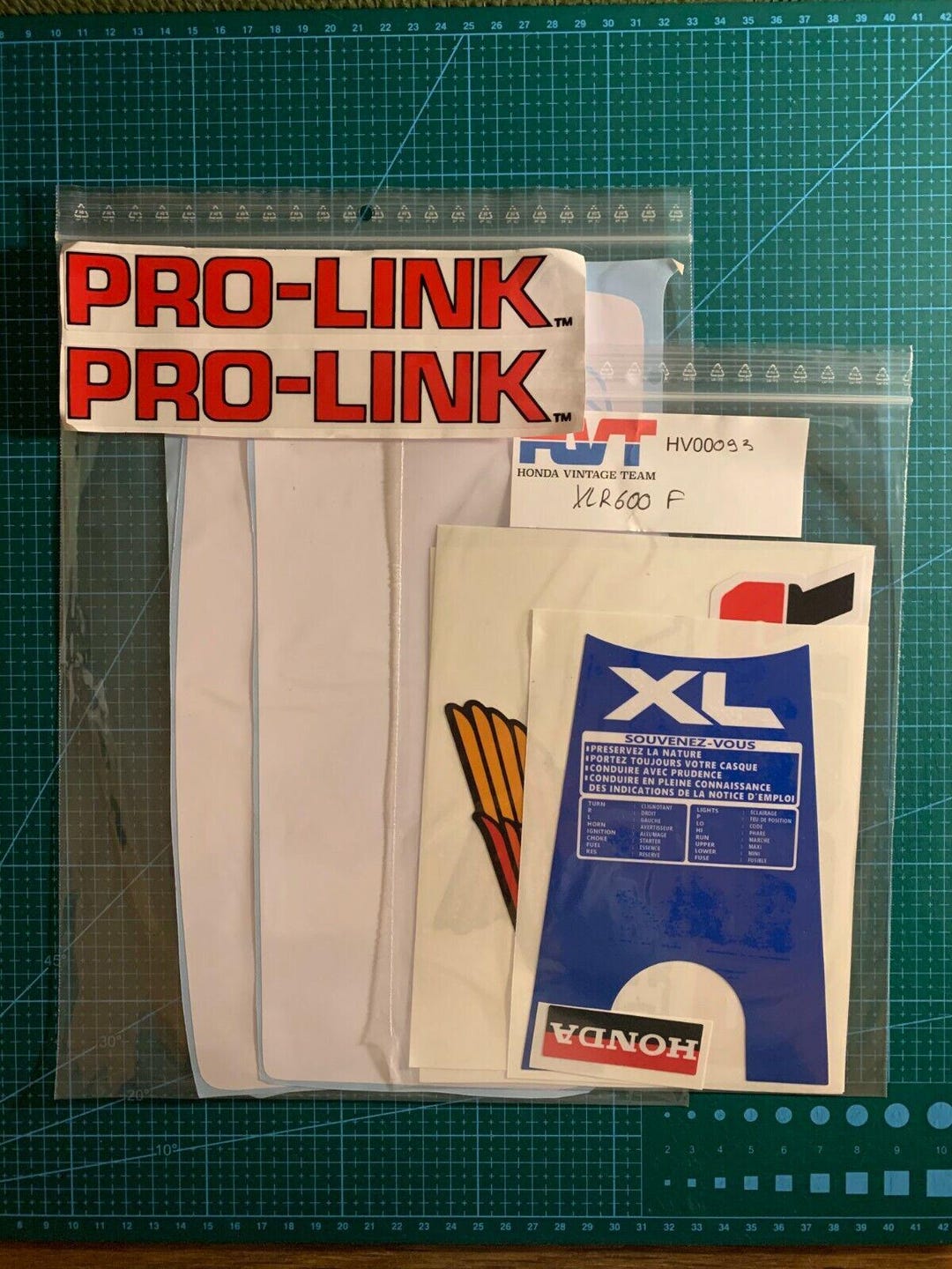 Honda XLR 600 85 Red Stickers Decals - Etsy