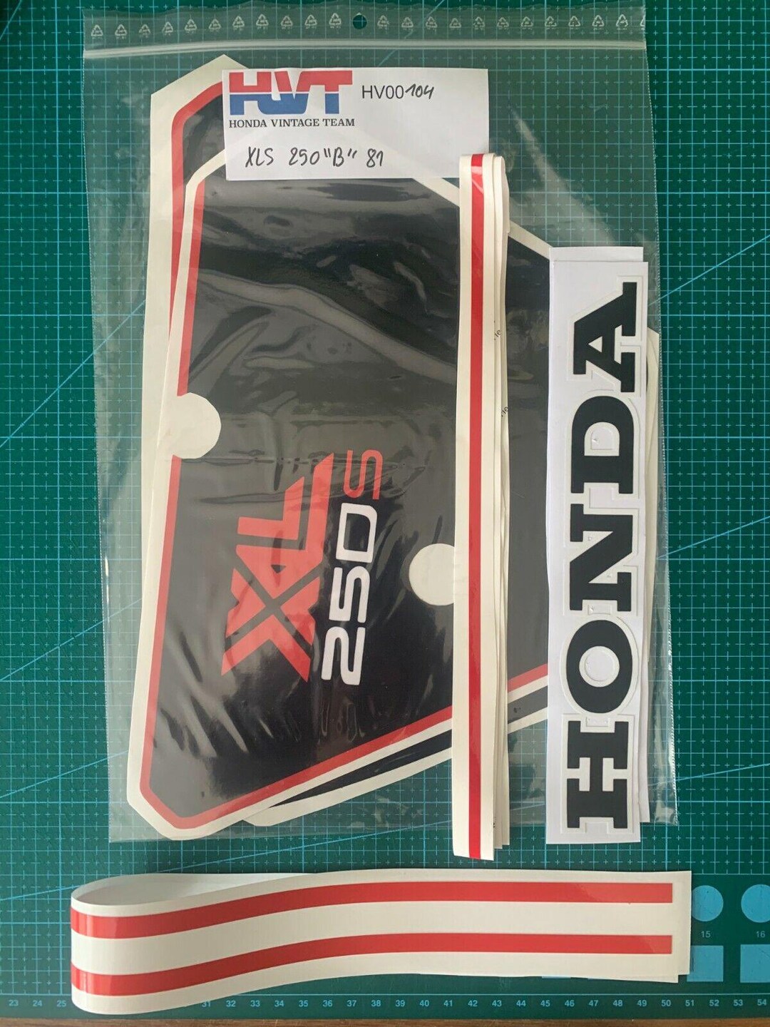 Honda XLS 250 B Gray Stickers Decals - Etsy